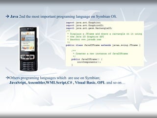 Symbian Operating system | PPTX