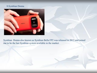 Symbian Operating system | PPTX