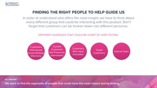 Symbility Intersect - How to Conduct User Testing | PPT