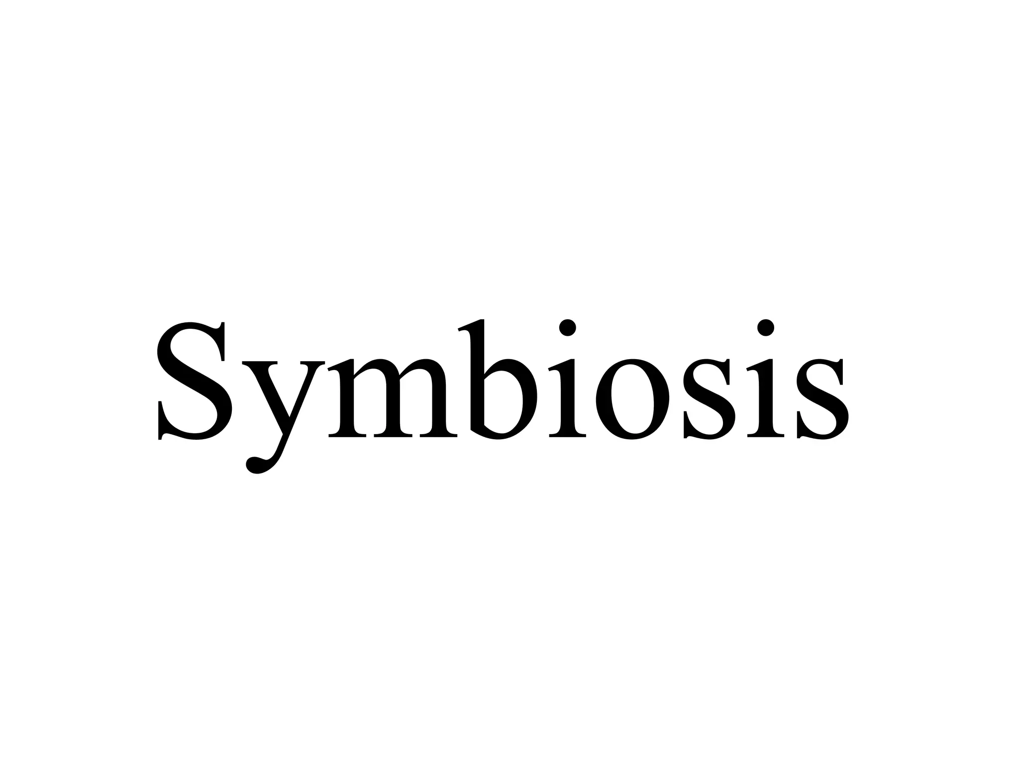 symbiosis.ppt interation within ecosystem | PPT