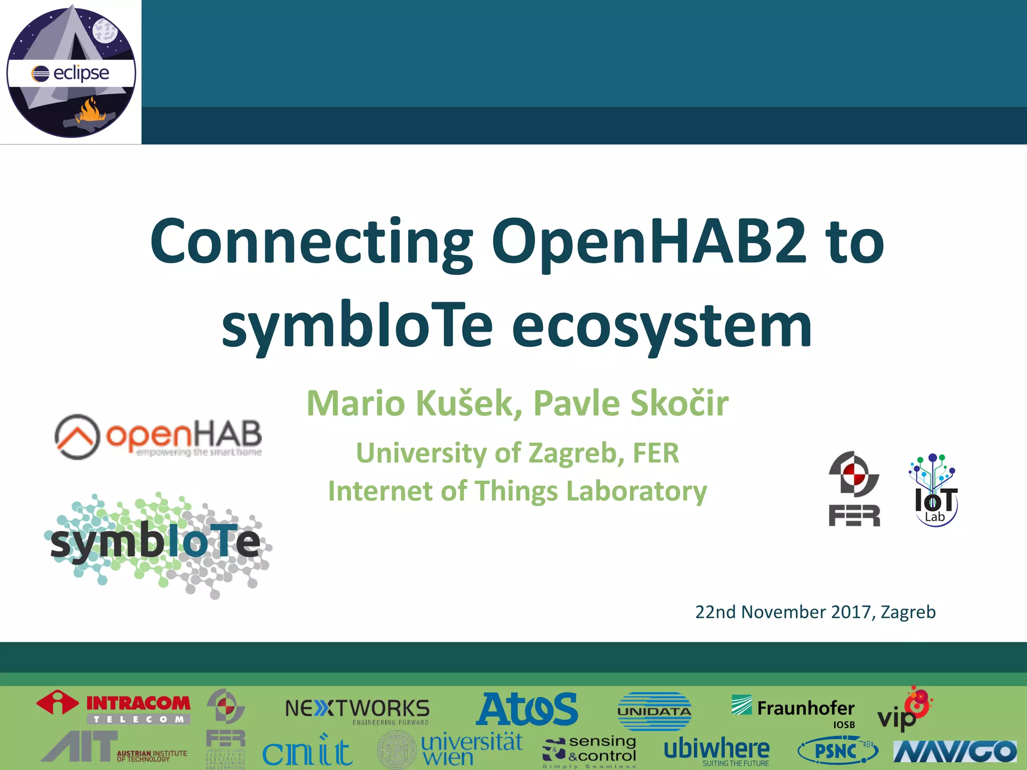 Connecting OpenHAB2 to symbIoTe ecosystem | PDF | Internet of Things | Internet