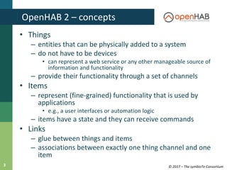 Connecting OpenHAB2 to symbIoTe ecosystem | PDF | Internet of Things | Internet