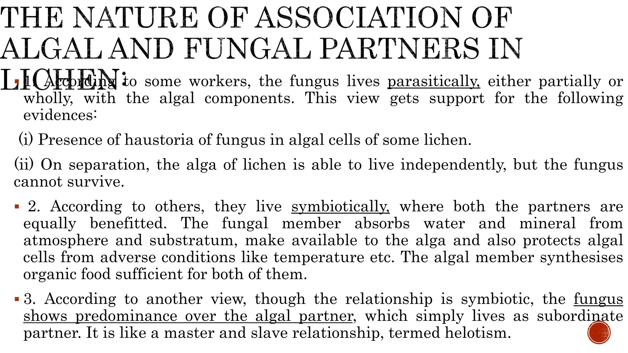 Introduction and significance of Symbiotic algae | PPTX
