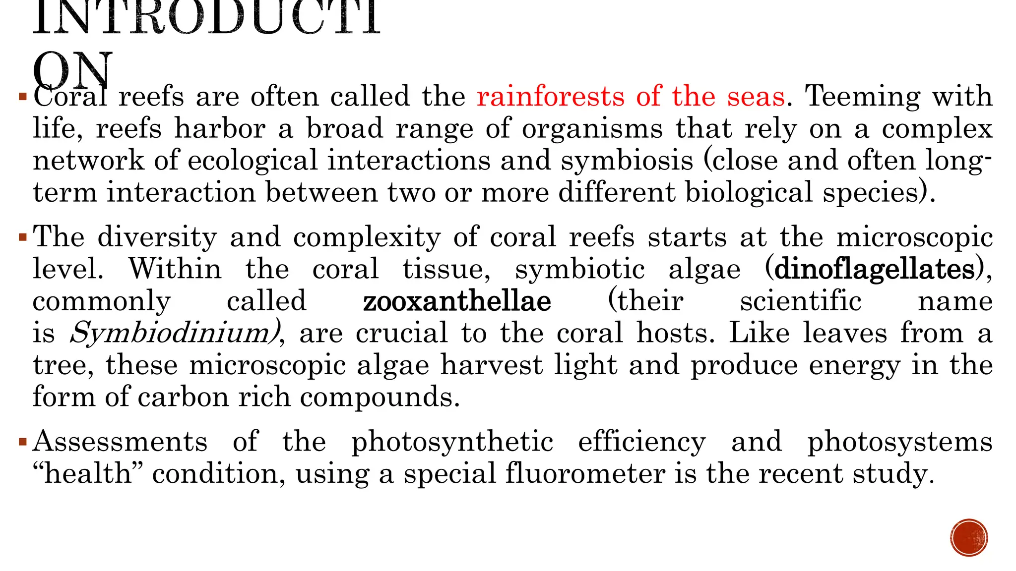 Introduction and significance of Symbiotic algae | PPTX