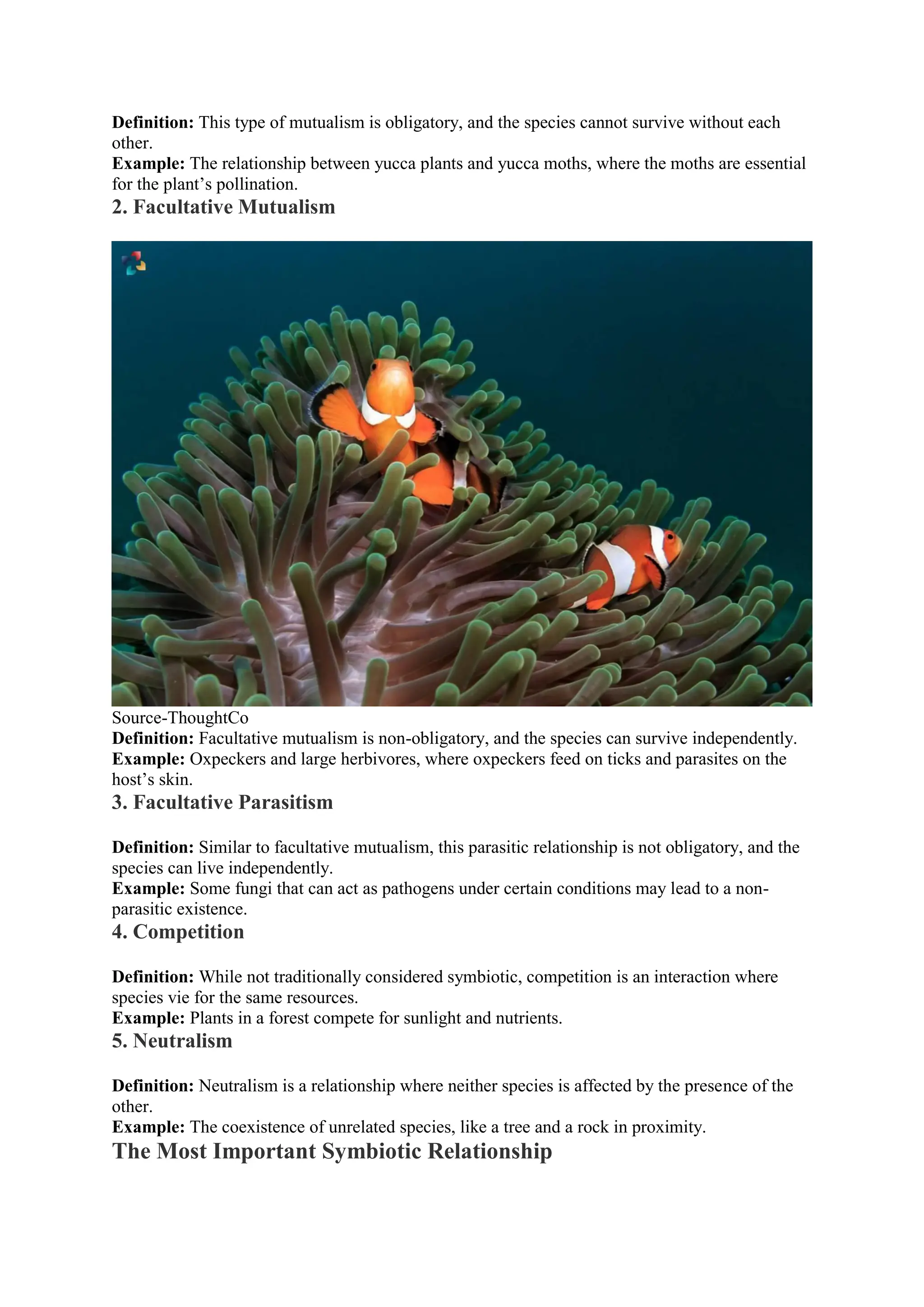 Exploring 5 Examples of Symbiotic Relationships | The Lifesciences ...