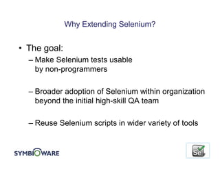 SymbioWare selenium conf SF 2011 | PDF