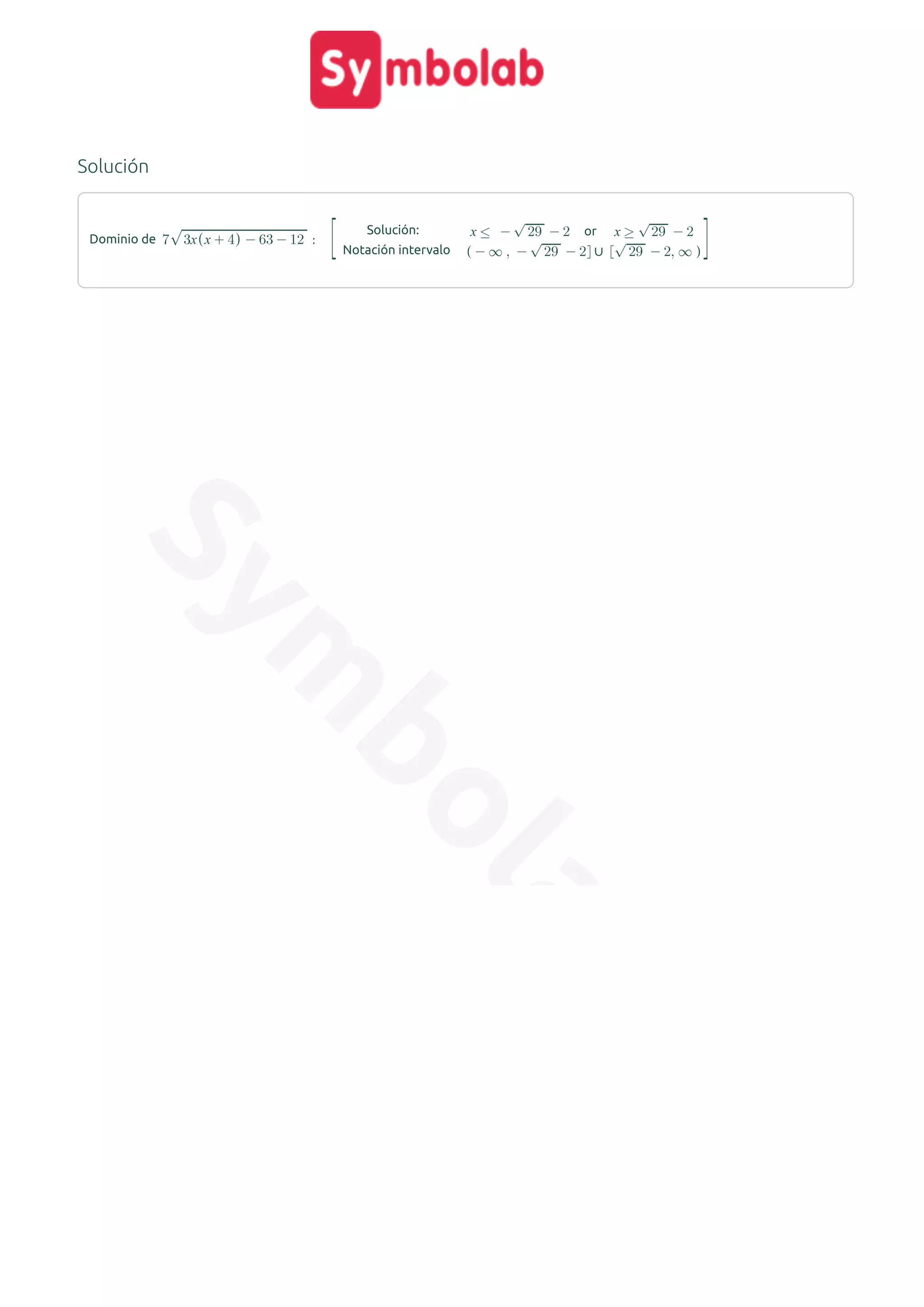 Symbolab solutions | PDF