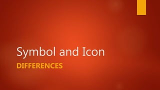 Symbol and icon | PPTX