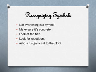 Symbol and symbolism. | PPTX