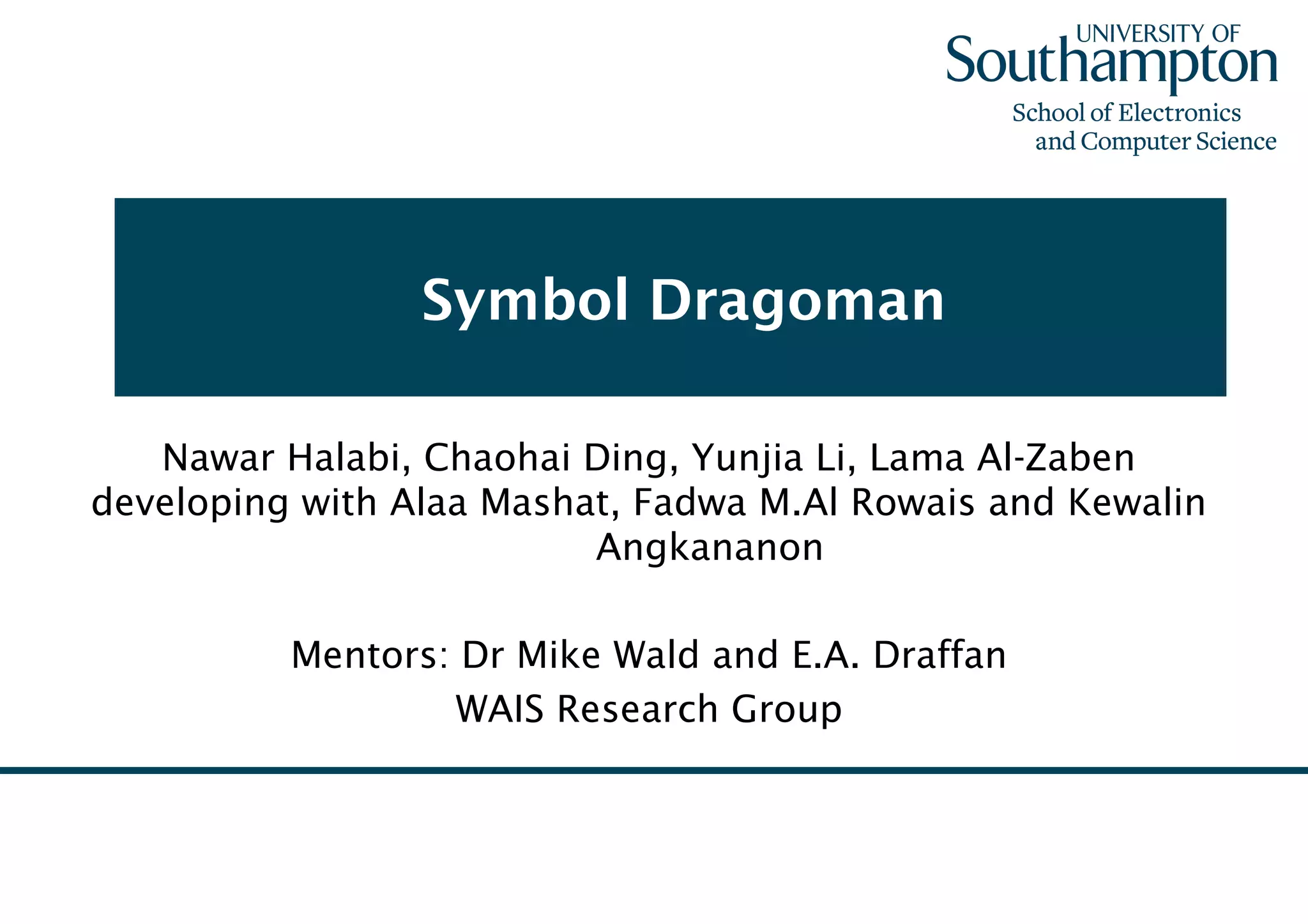 Symbol dragoman overview | PPT