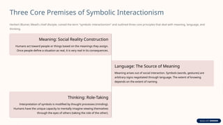 Symbolic-Interactionism and CMM presentation | PPTX