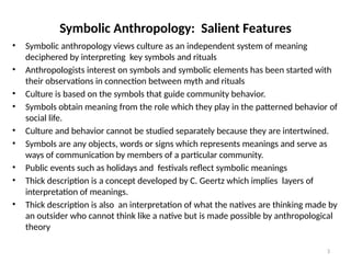 -Symbolic Anthropology.pptx/Anthropological Theory | PPTX