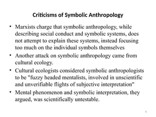 -Symbolic Anthropology.pptx/social anthropology | PPTX