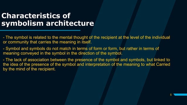 Symbolic architecture | PPTX