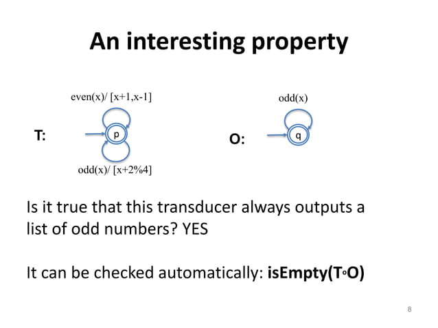 Symbolic Automata Automata Smt Solvers At Excape14 Ppt