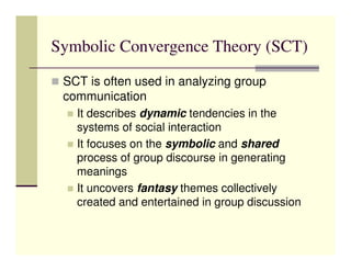 Symbolic convergence theory and analysis of online discussion | PDF