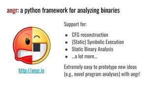 Symbolic Execution (introduction and hands-on) | PPT