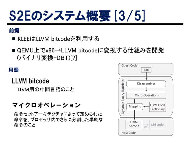 技術紹介: S2E: Selective Symbolic Execution Engine | PDF
