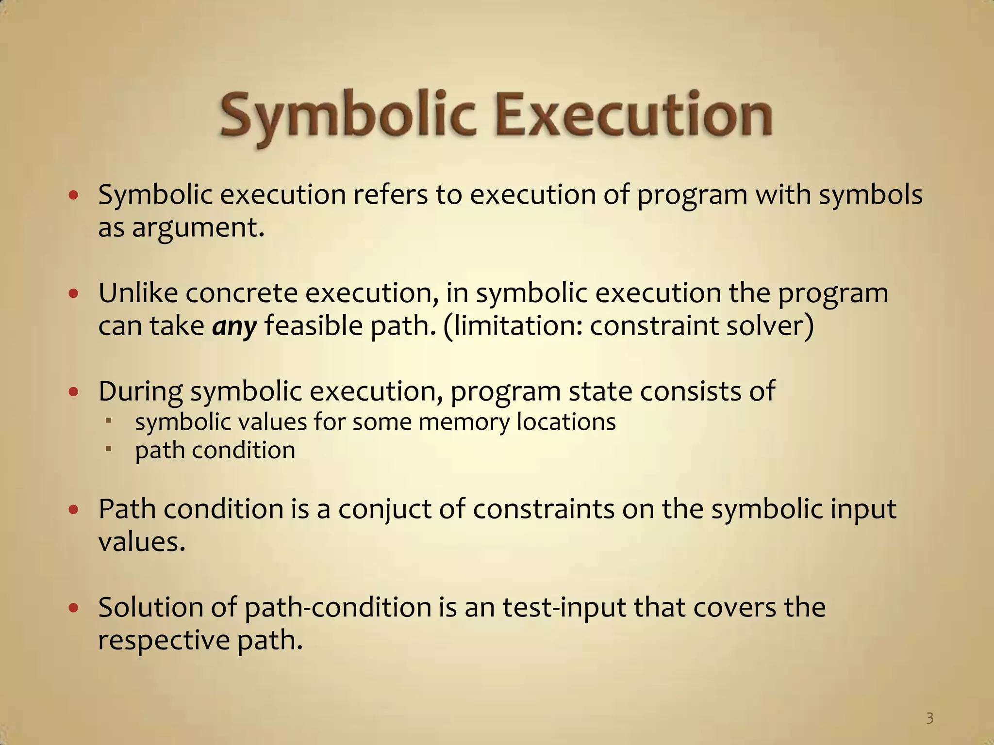 Symbolic Execution And Klee Ppt
