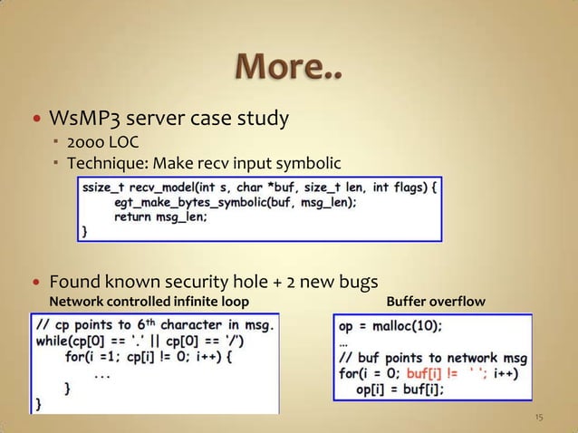 Symbolic Execution And Klee Ppt 6870