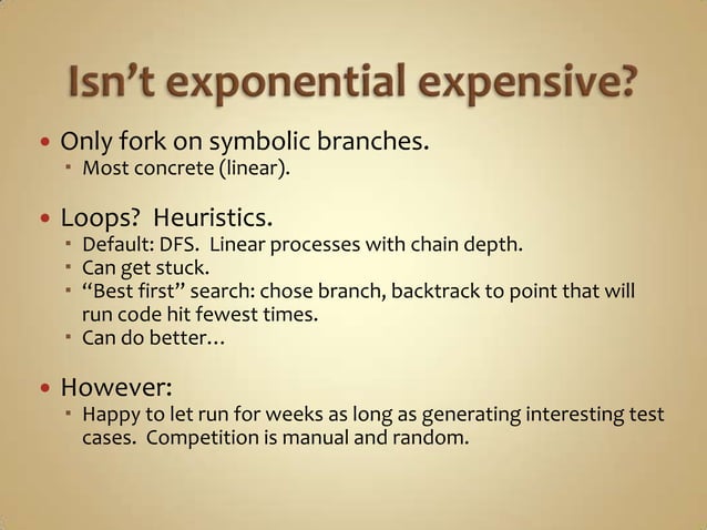 Symbolic Execution And Klee Ppt 6317