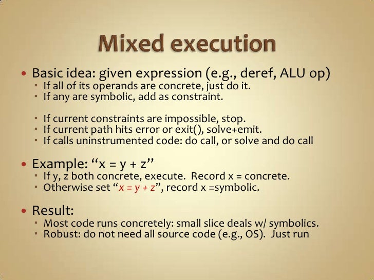 Symbolic Execution And Klee