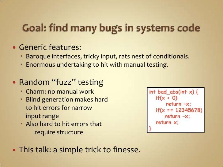 Symbolic Execution And Klee
