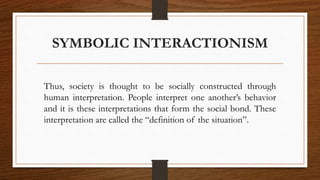 Symbolic interactionism | PPTX