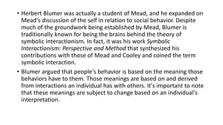 Symbolic Interactionism | PPTX