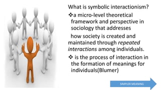 Symbolic Interactionism | PPTX