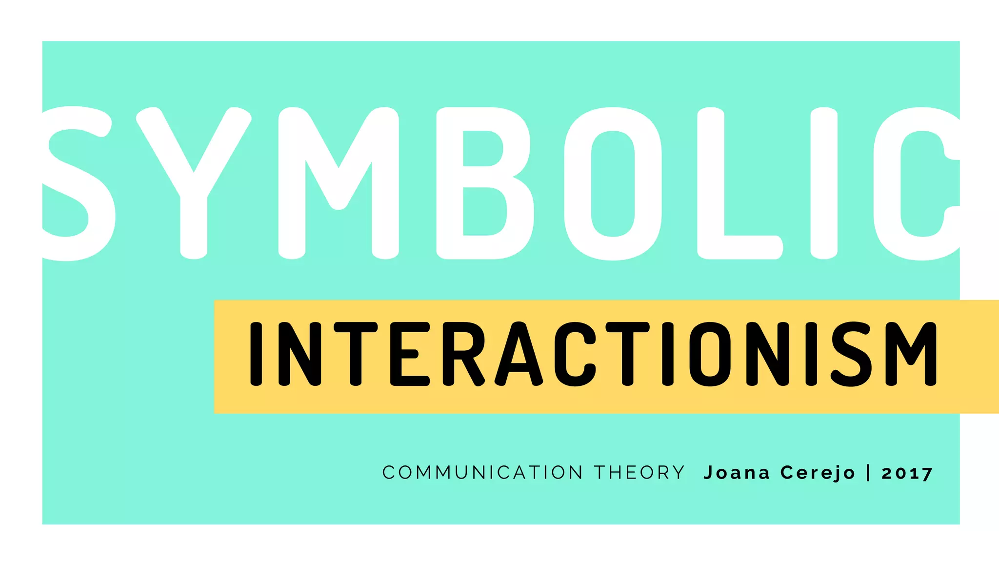 Symbolic Interactionism Theory Pdf