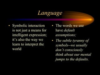 symbolic interactionism.ppt