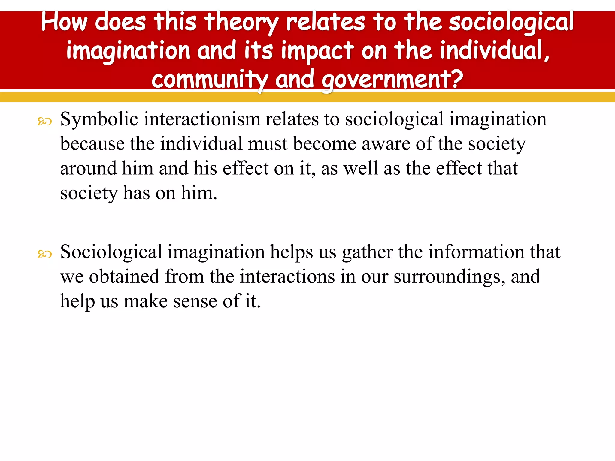 Symbolic interactionism | PPTX