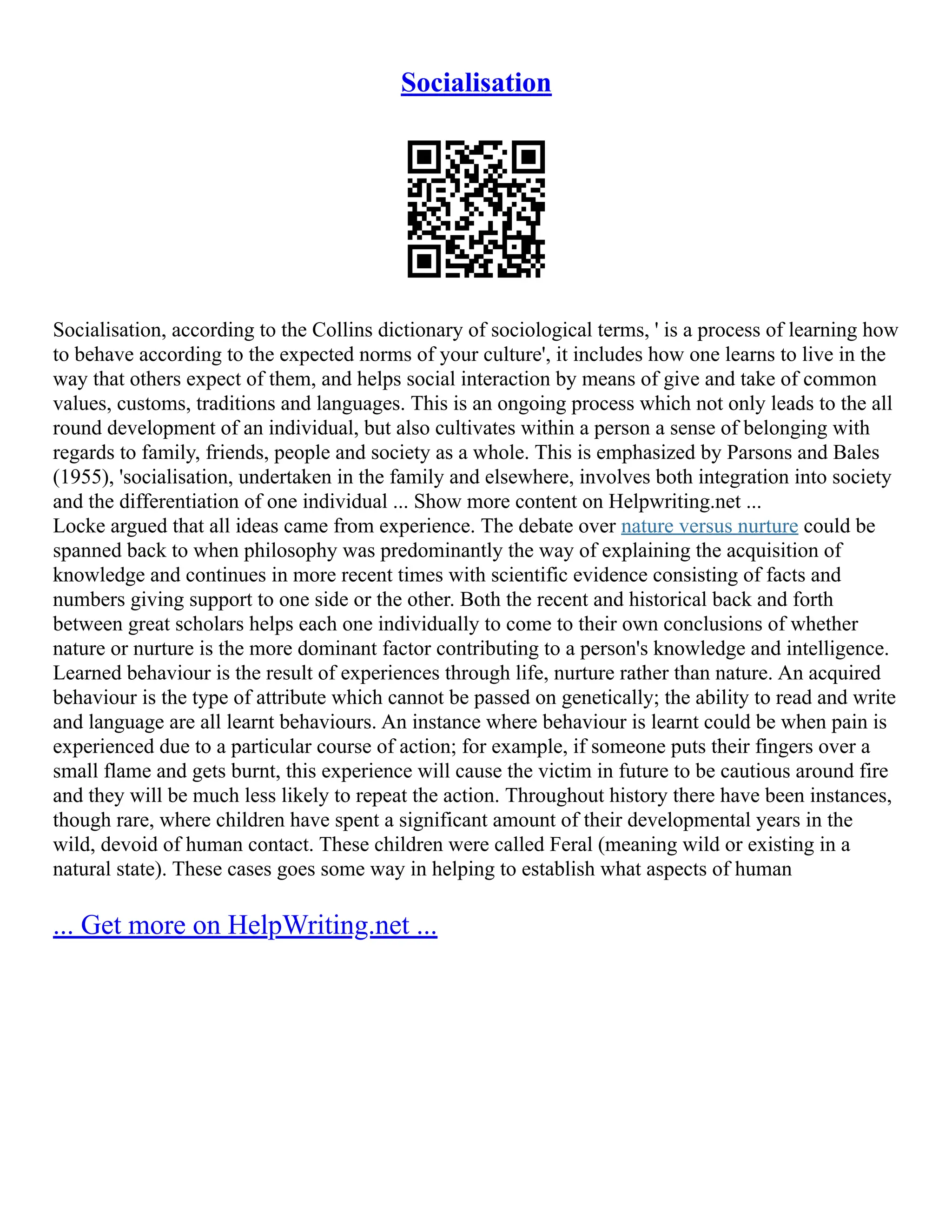 Symbolic Interactionism And Sociology | PDF