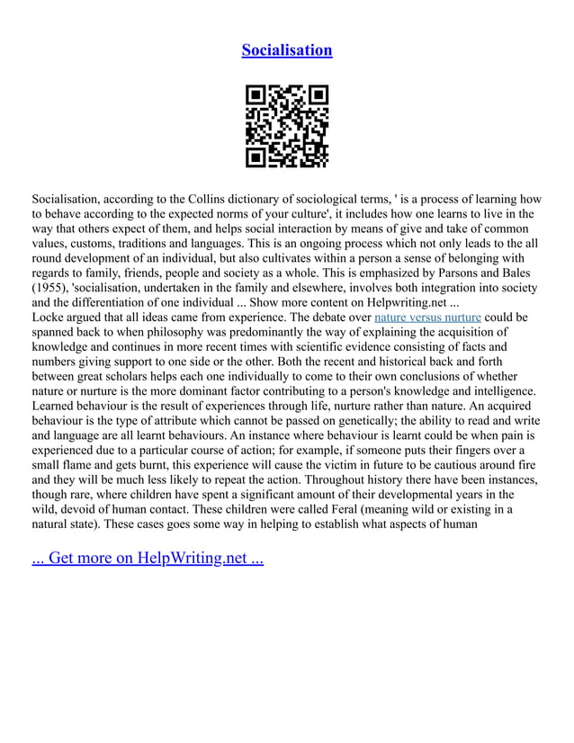 Symbolic Interactionism And Sociology | PDF