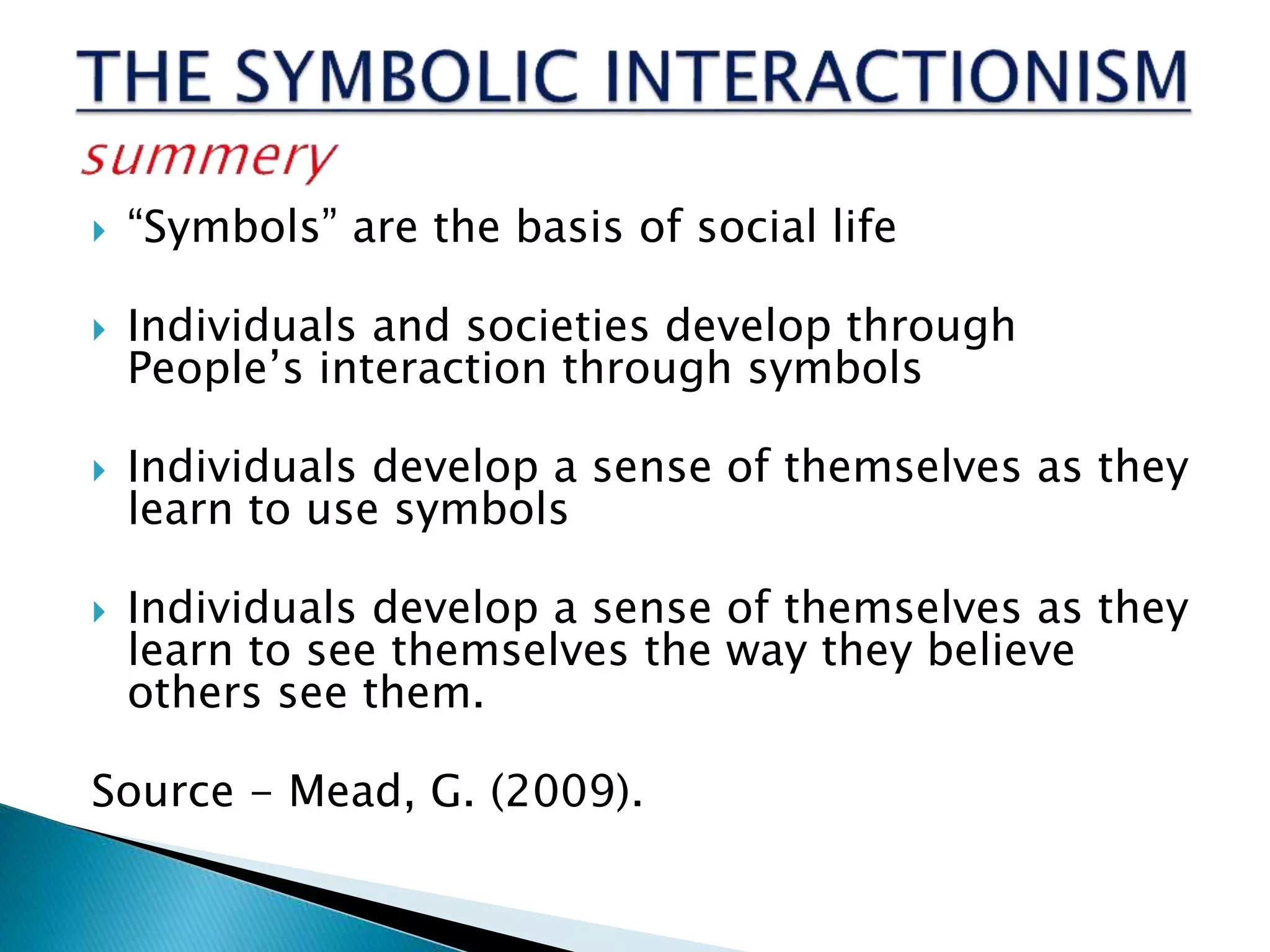 Symbolic interaction theory | PPTX