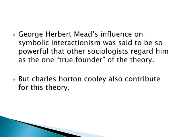 Symbolic interaction theory | PPTX