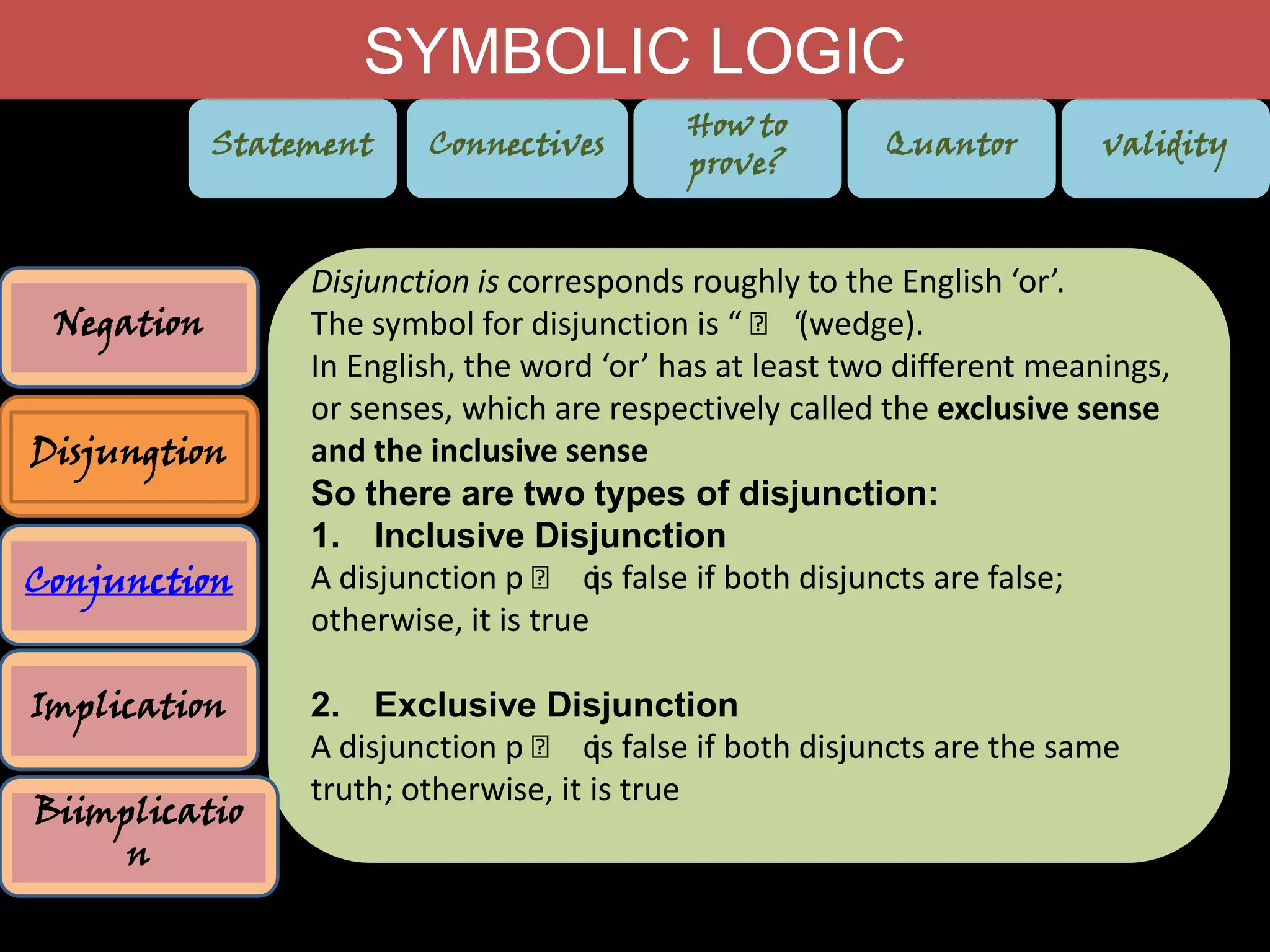 Symbolic logic | PPT