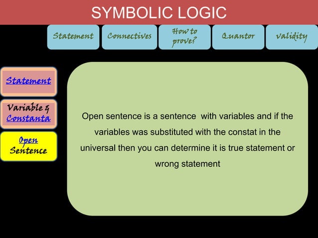 Symbolic logic | PPTX | Programming Languages | Computing