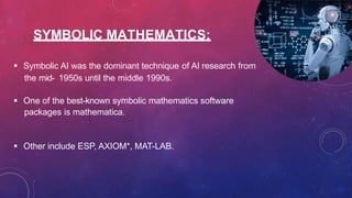 Symbolic Mathematics | PPTX