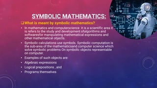 Symbolic Mathematics, Neural Networks in AI.pdf