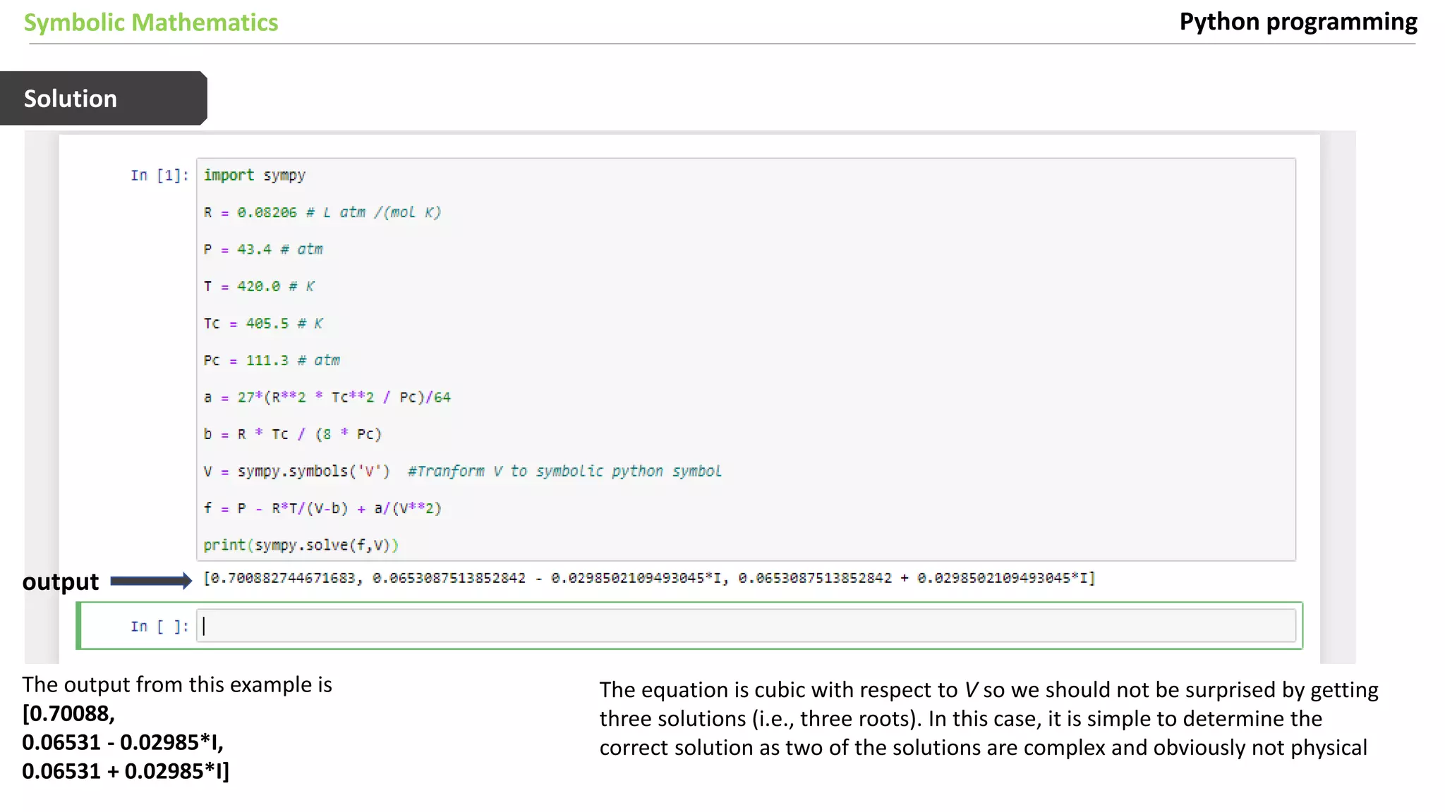 Symbolic mathematics | PPSX