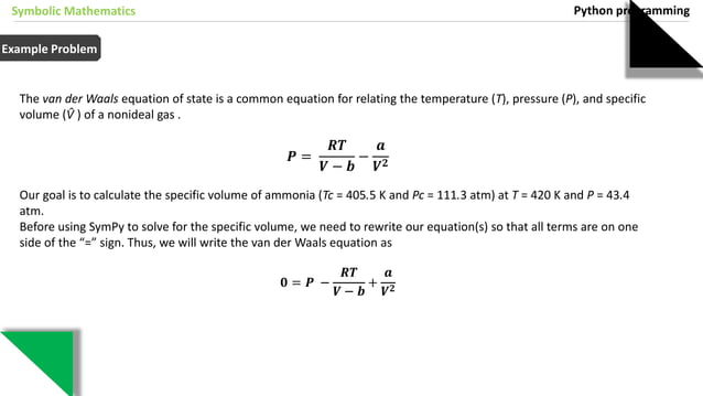 Symbolic mathematics | PPSX | Programming Languages | Computing