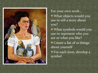 Symbolic self portrait | PPT | Painting | Arts and Crafts