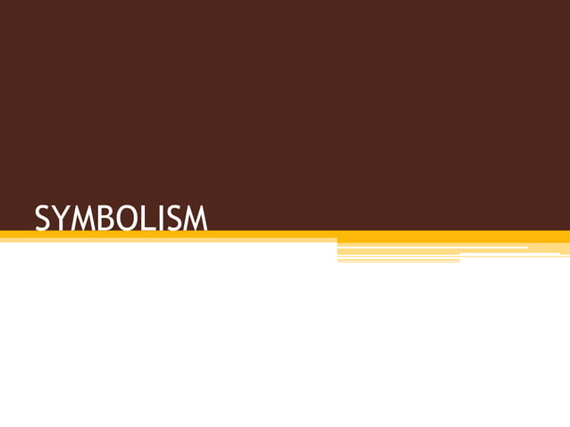 PPT - Symbolism - IIB1 | PPTX | Fine Art