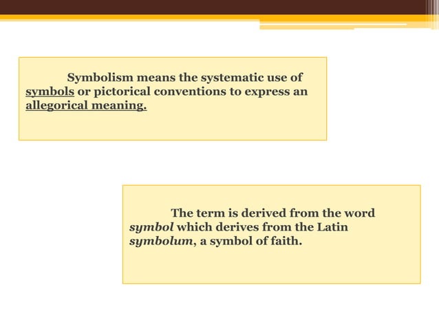PPT - Symbolism - IIB1 | PPTX | Fine Art