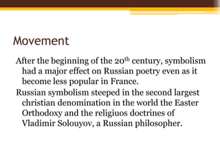 Symbolism In Literature Powerpoint