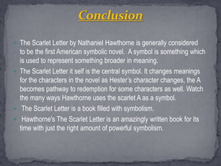 Symbolism in "Scarlet Letter" | PPTX