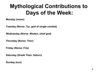 Symbolism III - A. Norse Mythology B. Egyptian Mythology | PPT