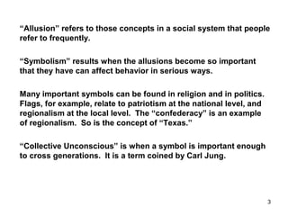 Symbolism IV - Symbolic Shapes, Flags, Names, and Colors | PPT